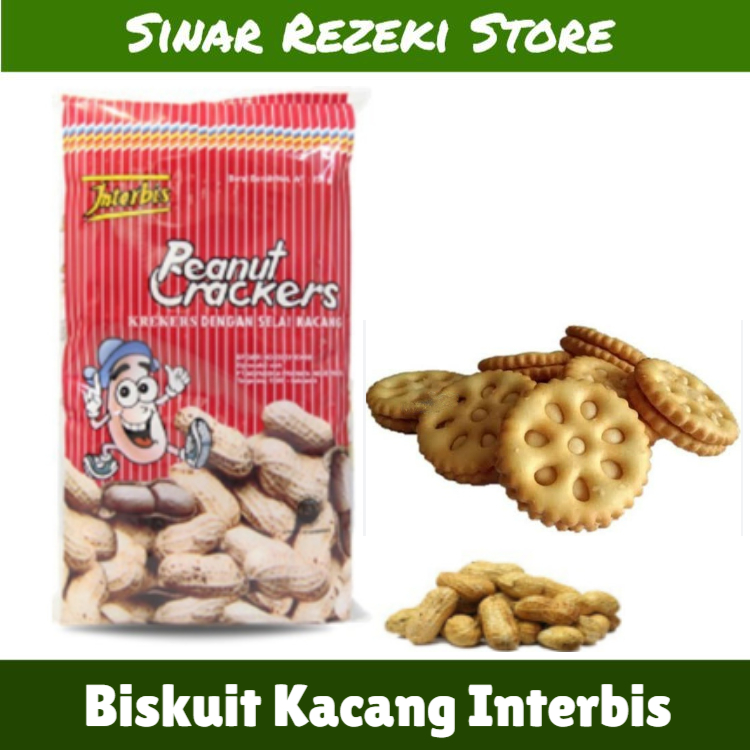 Jual Biskuit Kacang Interbis / Biskuit Kacang Jadul / Interbis Peanut ...
