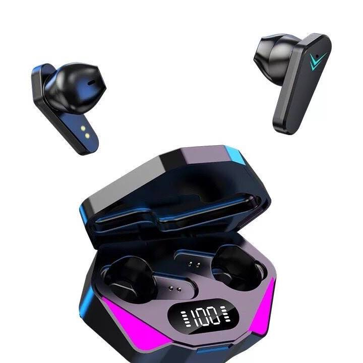 Jual Earphone Headset Gaming TWS X15 V5.2 Bluetooth Gaming Wireless Hi ...
