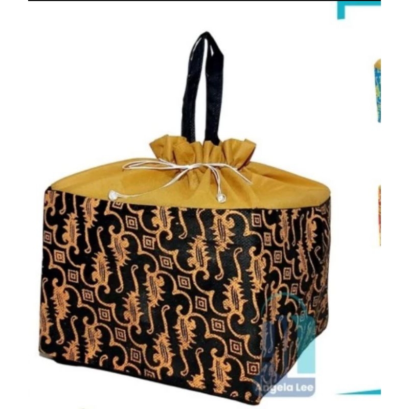 Jual Tas serut Hajatan motif batik ukuran 22x22 1 Lusin isi 12 pcs | Shopee Indonesia