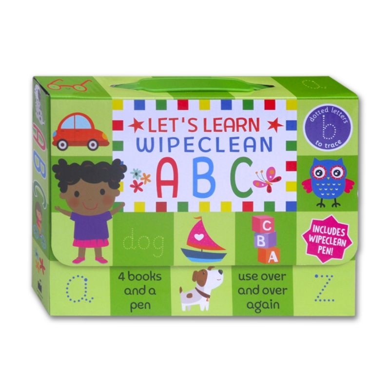 Jual Let's Learn Wipe clean ABC Includes Wipe Clean Pen! | Shopee Indonesia