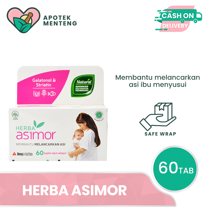 Jual Herba Asimor 60 Kaplet - Suplemen ASI Booster / Pelancar ASI ...