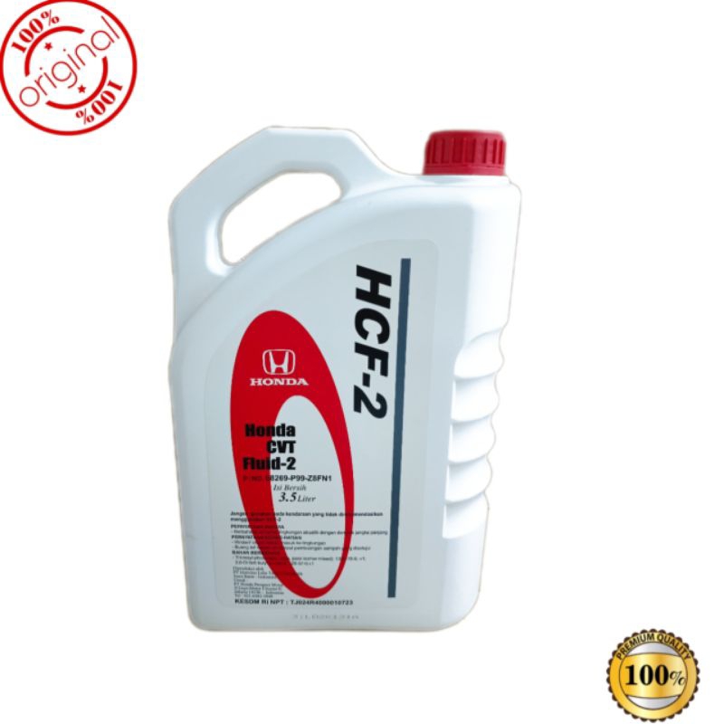 Jual Oli HONDA TRANSMISI MOBIL HONDA HCF2 3,5L-Oli TRANSMISI CVT FLUID AUTOMATIC | Shopee Indonesia