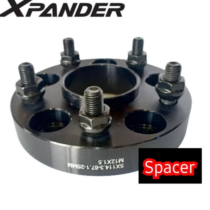 Jual wheel Spacer PCD 5 x 114,3 Hub 2,5cm Mitsubishi Xpander | Shopee ...