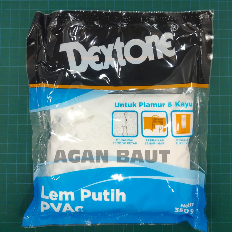 Jual DEXTONE LEM KAYU / LEM PUTIH PVC 350 Gram Plamir Tembok Kayu ...