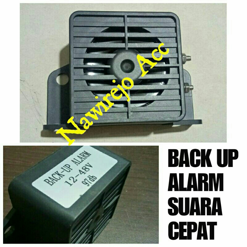 Jual Alarm Mundur 1 Suara - Back Up Alarm New Model Suara Cepat 12V-24V ...
