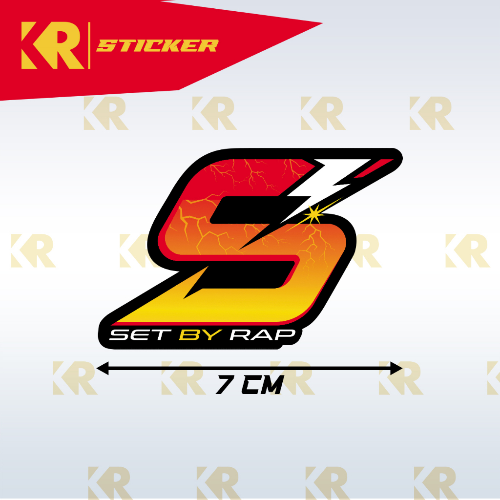 Jual Stiker SET BY RAP Original Sticker Racing | Sticker Motor | KR ...