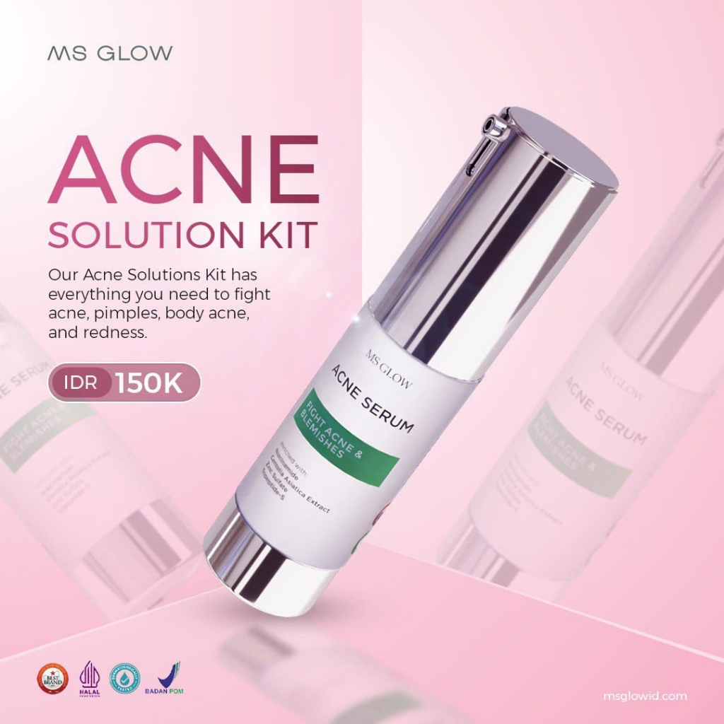 Jual MS GLOW ACNE SERUM/SERUM ACNE MS GLOW | Shopee Indonesia
