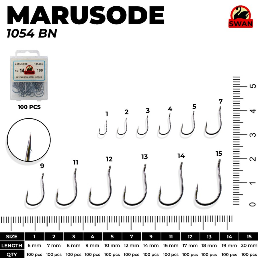 Jual MATA KAIL SWAN 1054BN MARUSODE (KOTAK MICA) | Shopee Indonesia