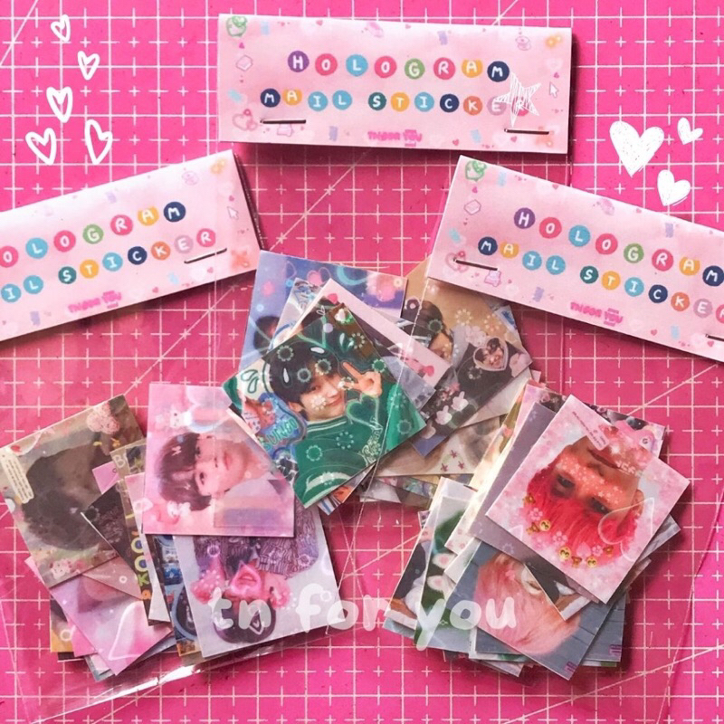 Jual HOLOGRAM Mail Sticker Deco Kpop Freebies Sellkor Cute Face Sticker NCT Dream 127 Enhypen ...