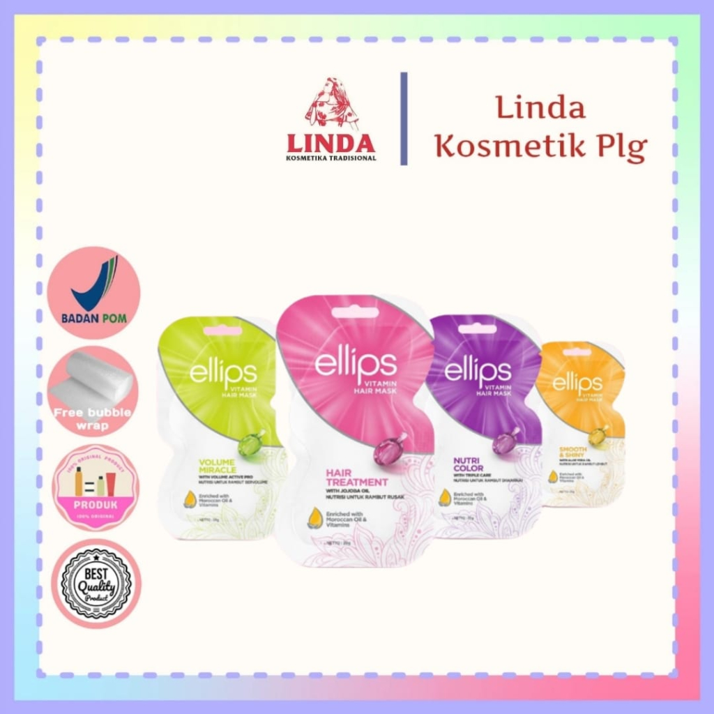 Jual ellips vitamin hair mask 20g | Shopee Indonesia