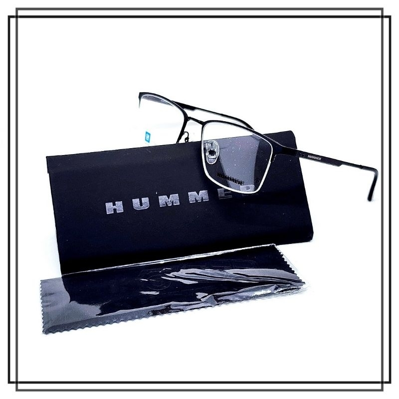 Jual FRAME KACAMATA TITANIUM HUMMER 829 Model Setengah Bingkai Semi ...