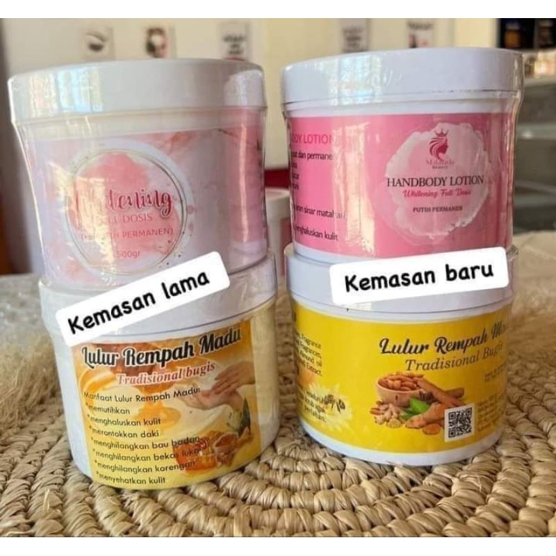Jual Paket Lulur rempah madu + HB Whitening Full Dosis | Shopee Indonesia