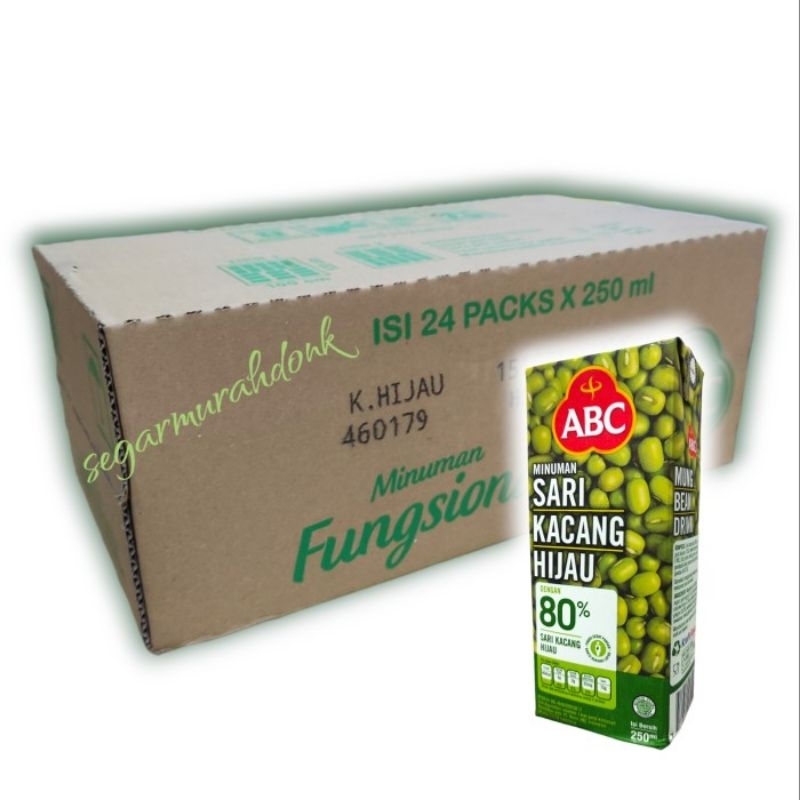 Jual ABC Minuman Sari Kacang Hijau 250 ml isi 24 pack / 1 Karton ...