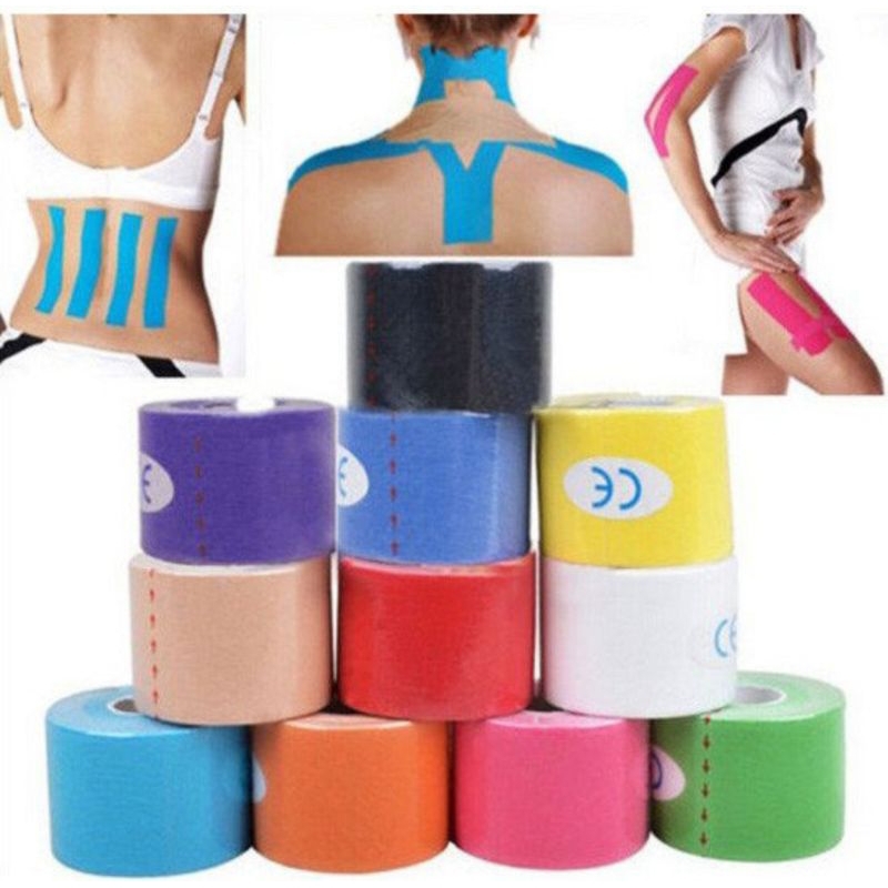 Jual Sport kinesiology tape medical bandage injury suport / perban plester olahraga / kinesio ...