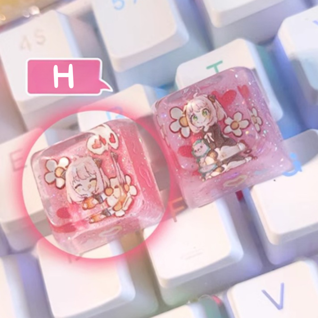 Jual Anya Spy x Family Mechanical Keyboard ; Artisan custom keyboard ...