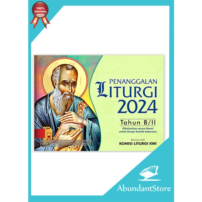 Jual Buku Penanggalan Liturgi 2024 - Komisi Liturgi KWI Kalender Liturgi 2024 | Shopee Indonesia