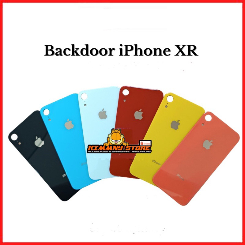 Jual BACKDOOR BACK GLASS COVER CASING TUTUP BELAKANG IP XR ORIGINAL ...