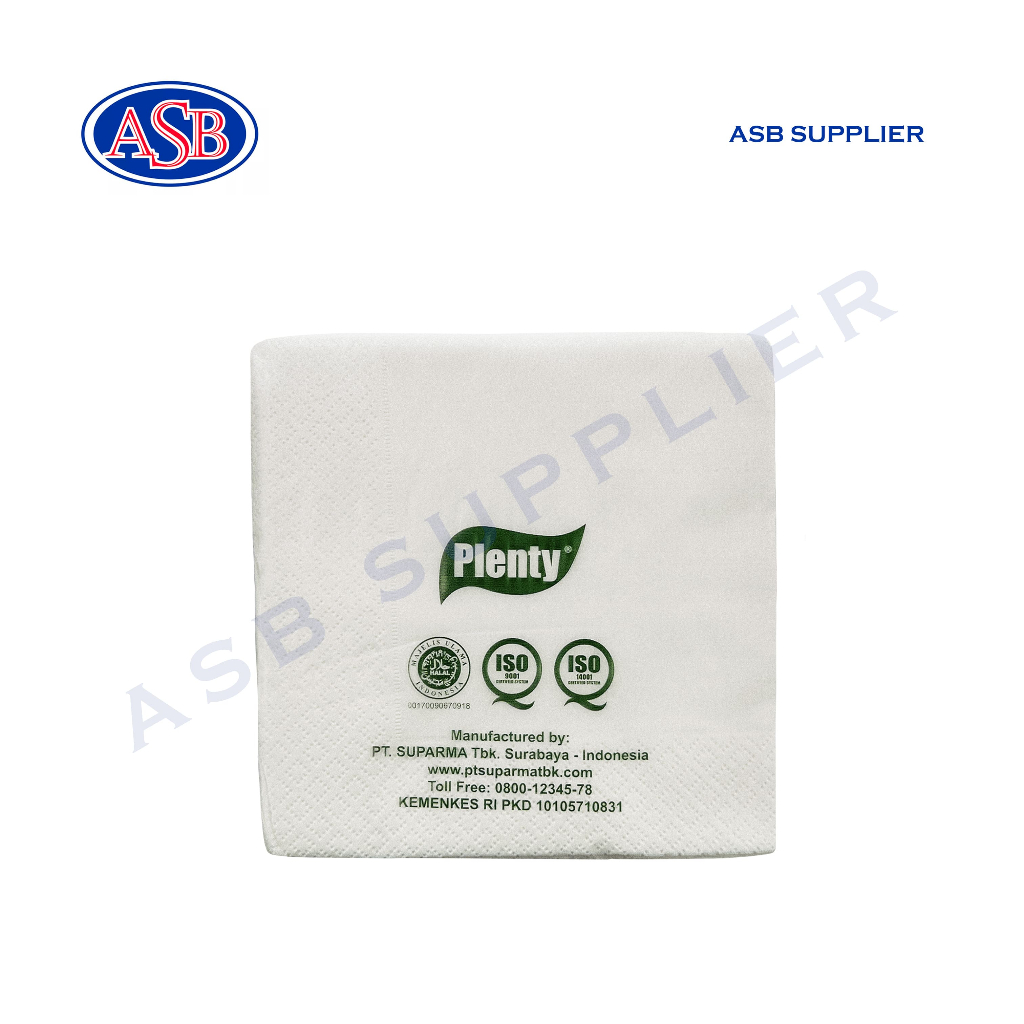Jual Tissue / Tisu PLENTY White Cocktail Napkin (100 Sheets) | Shopee ...