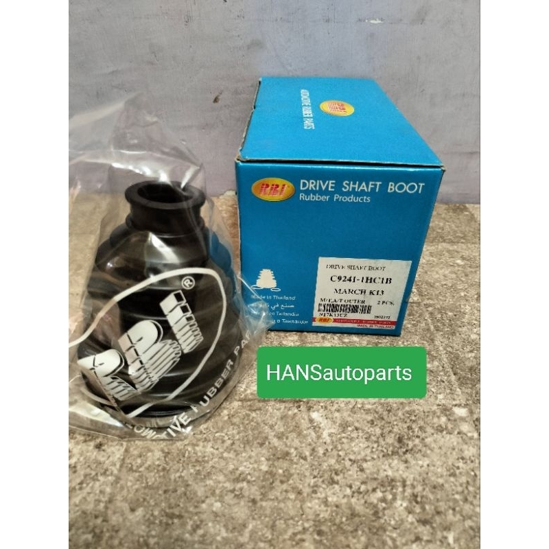 Jual boot boat kokel kopel CV joint luar Nissan march k13 merk rbi ...
