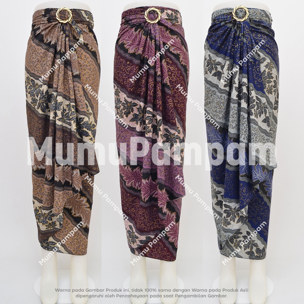 Jual Kain Rok Batik Lilit Bawahan Kebaya Wisuda Modern Plisket Jumbo ...