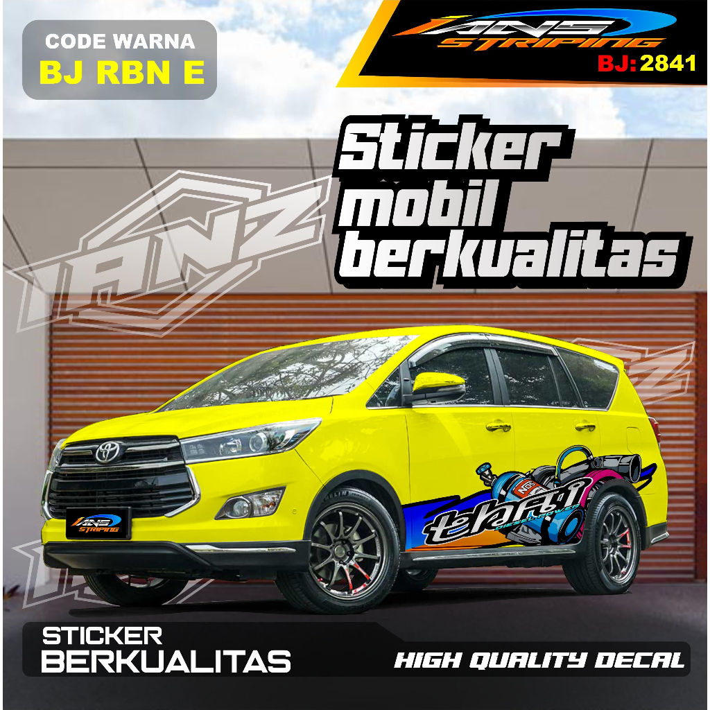 Jual BJ 2841-STIKER DECAL SIAP PAKAI SEMUA JENIS MOBIL-STIKER HYUNDAI ...