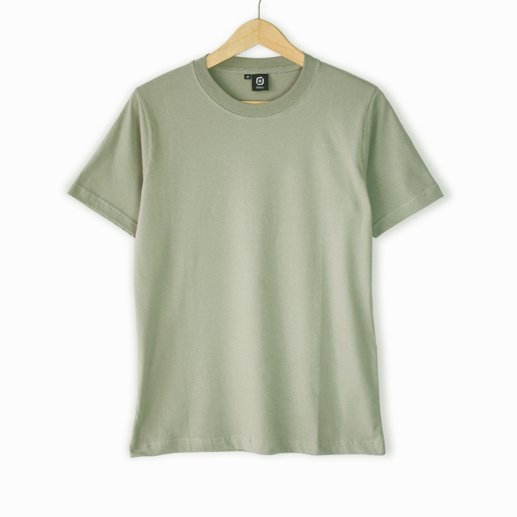 Jual Bajubaja basic tshirt earth tone / warna bumi coklat hijau merah bata lengan pendek cotton ...