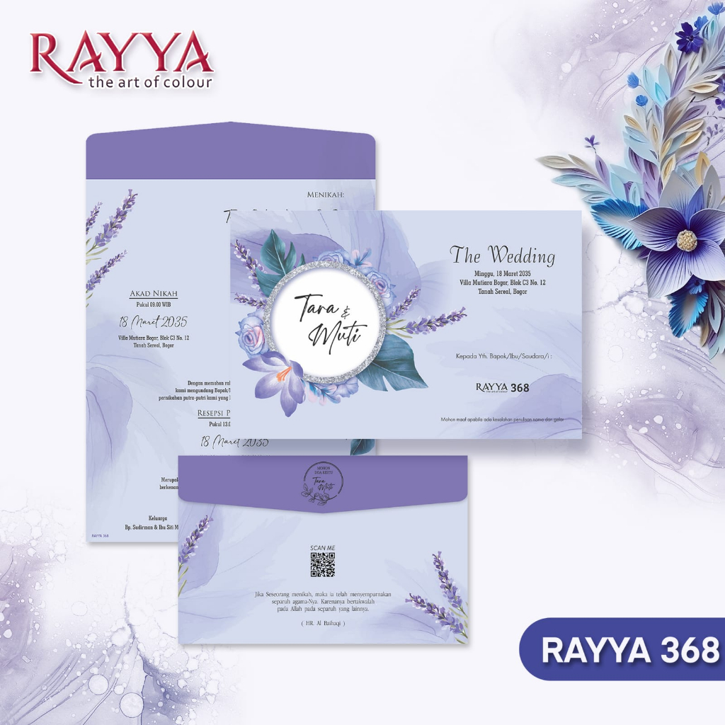 Jual Blangko Undangan Pernikahan Rayya 368 Harga Murah | Shopee Indonesia