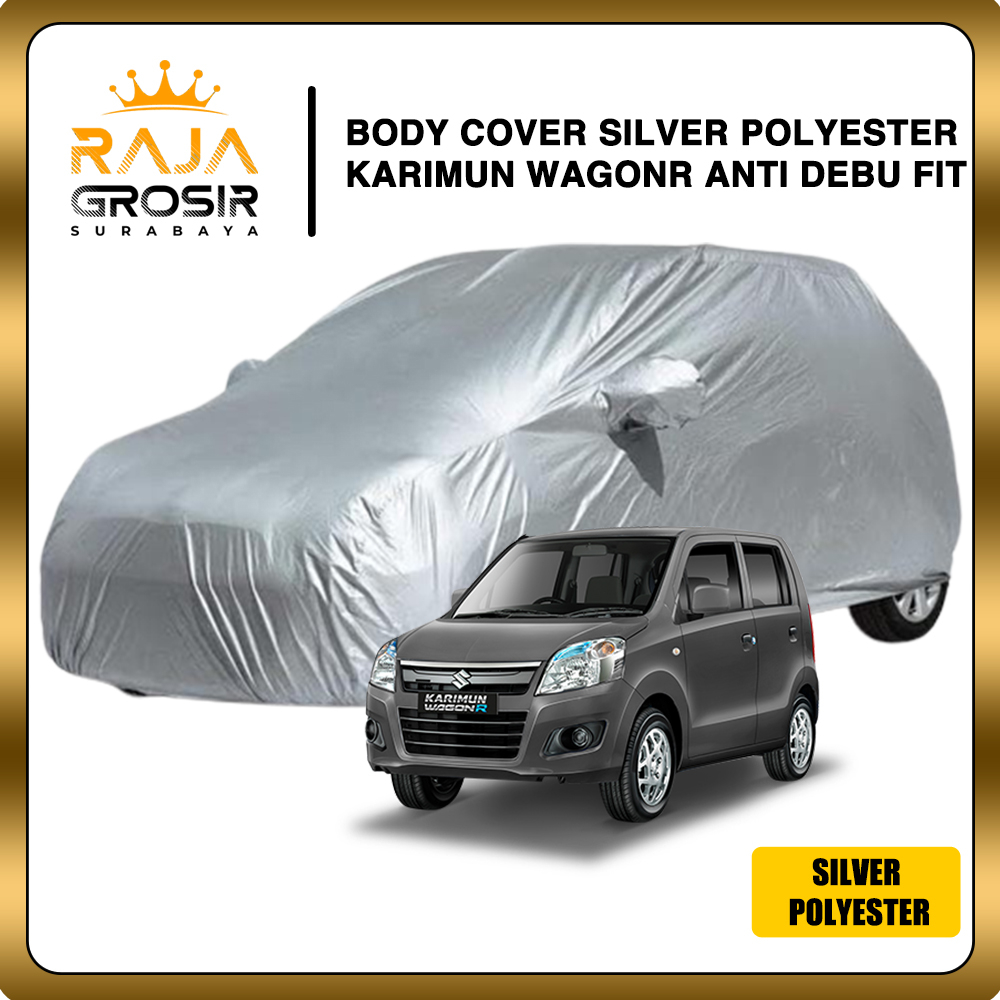 Jual Body Cover Mobil Sarung Penutup Mobil Karimun Wagon R Polyesther ...
