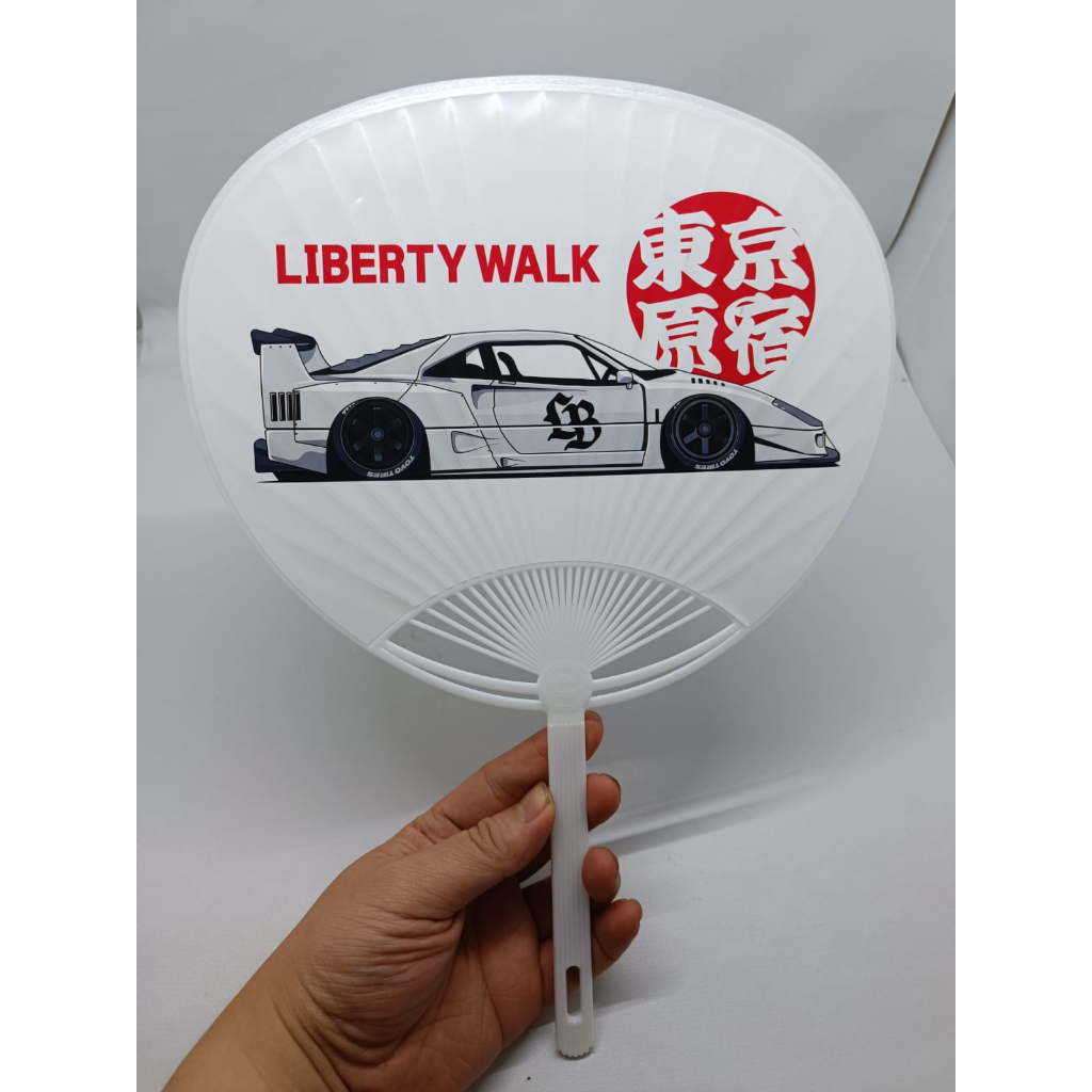Jual Liberty Walk LBWK Ferrari F40 White Fan Kipas Merchandise Japan ...