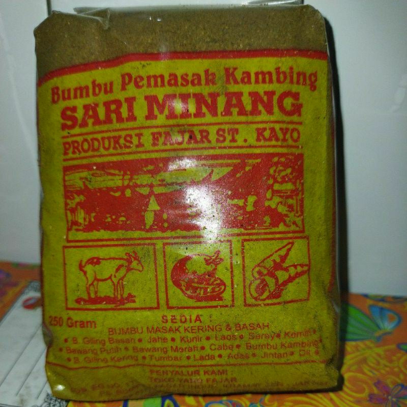 Jual Sari Minang pemasak kambing 250gr Ed 2025 | Shopee Indonesia