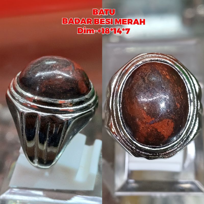 Jual BATU BADAR BESI MERAH NEMPEL MAGNET 011 | Shopee Indonesia