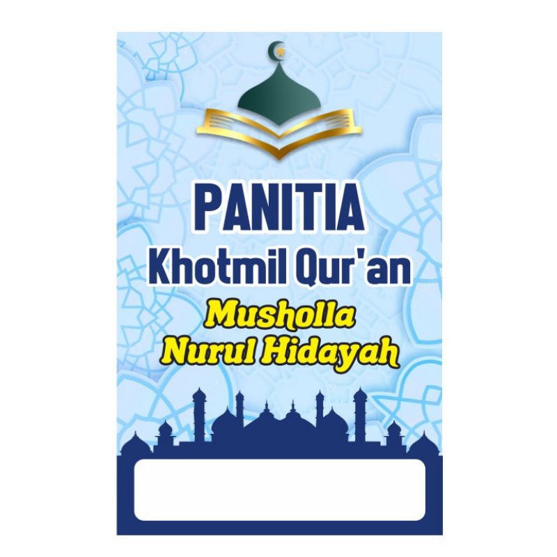 Jual KERTAS DESAIN NAMETAG COCARD UK. B1 CUSTOM | Shopee Indonesia