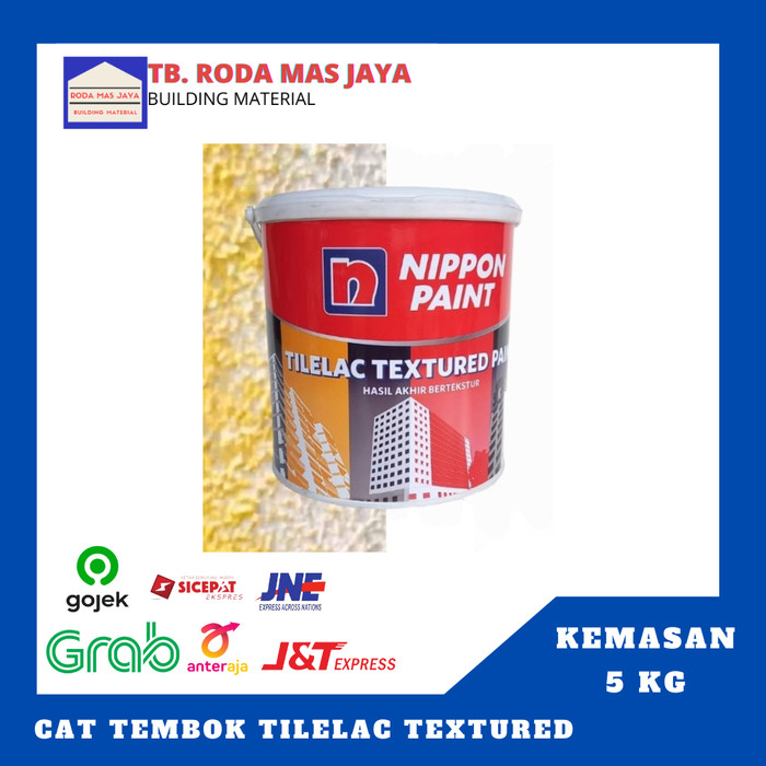 Jual Cat Tembok/ Cat Nippon Tilelac Textured 5kg Warna Putih | Shopee ...