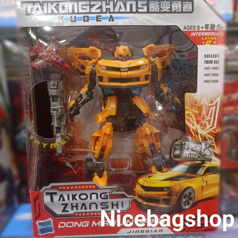 Jual Mainan anak Transformer Optimus Bumblebee Robot Jadi Mobil ...