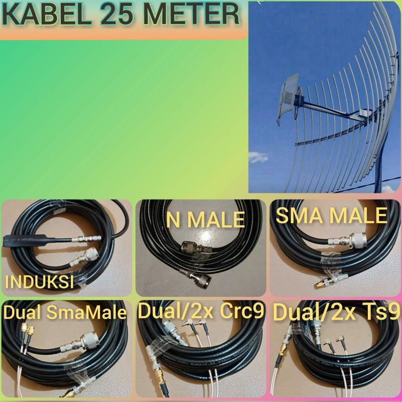 Jual Antena Grid Yagi Penguat Jaringan Internet Sinyal Gsm LTE Seluler ...
