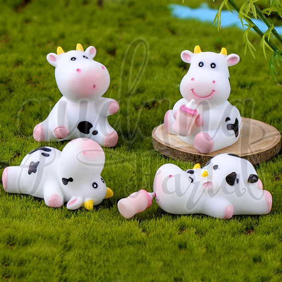 Jual Pajangan Dekorasi Rumah Bentuk Sapi Imut Miniatur Mini Gift Cow GH ...