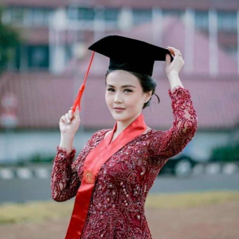 Jual Topi toga wisuda Bahan Beludru Tebal Original Beludru | Shopee ...