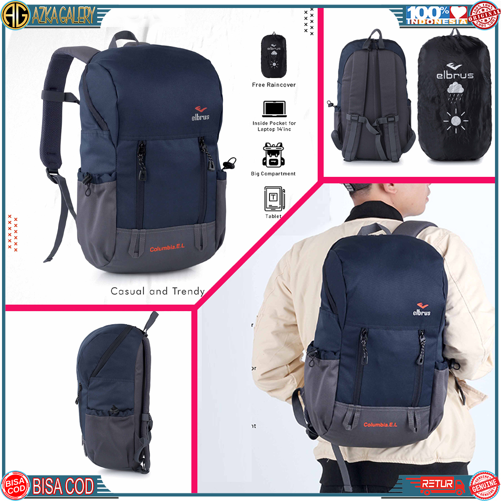 Jual AGR TAS BACKPACK MINI RANSEL PRIA KEREN SEKOLAH COWOK BUAT KERJA ...