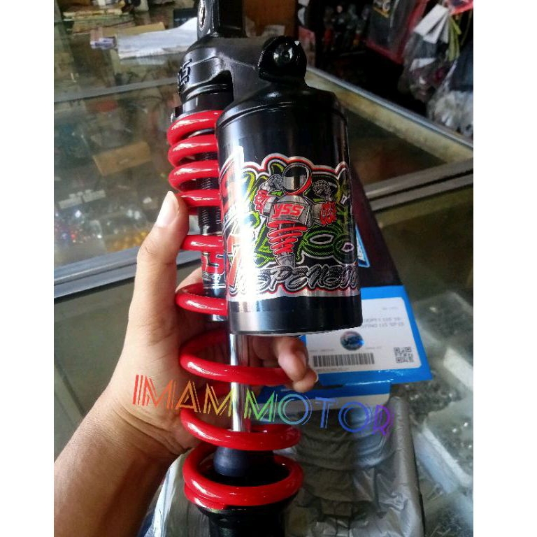 Jual shock matic yss G-7 beat, mio ukuran 300mm merah | Shopee Indonesia