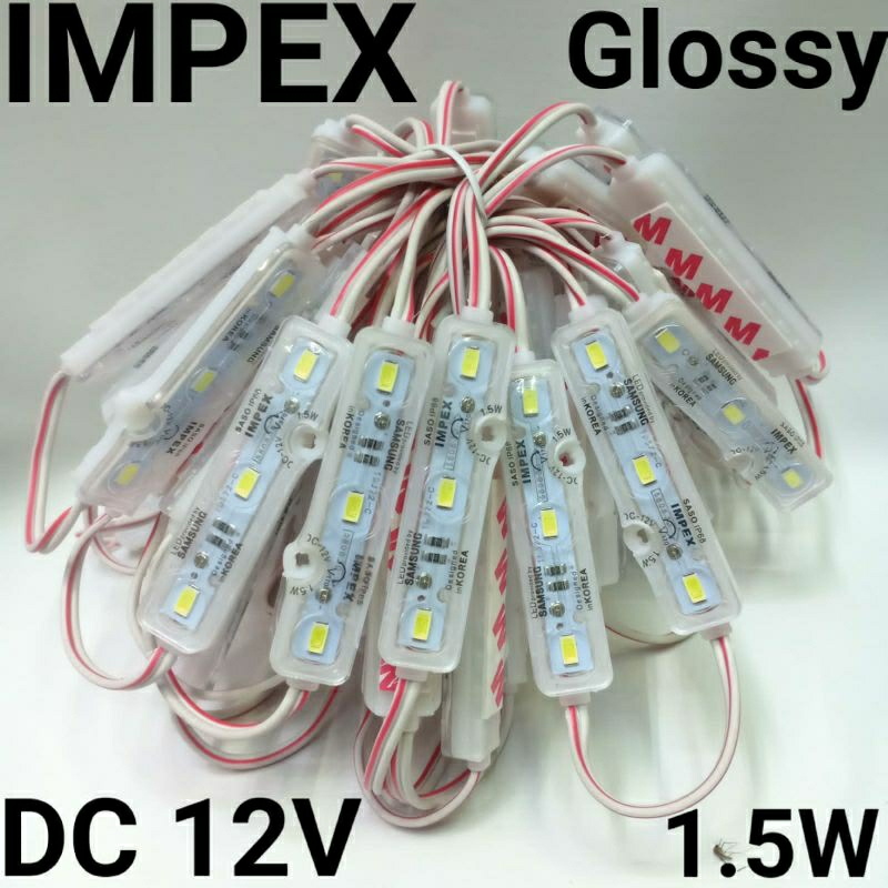 Jual LED module Samsung saso IMPEX mata besar lensa Clear warna putih 1.5W DC 12V | Shopee Indonesia
