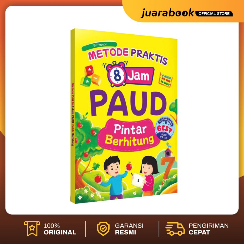 Jual BUKU ANAK PAUD DAN TK : METODE PRAKTIS 8 JAM PAUD PINTAR BERHITUNG ...