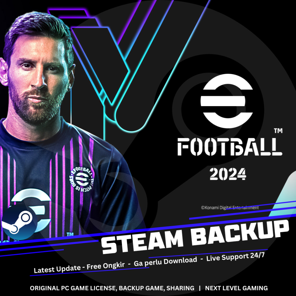 Jual eFootball 2024 / PES 24 PC [ STEAM BACKUP ] | Shopee Indonesia
