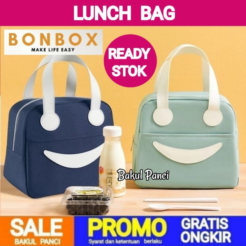Jual BONBOX TAS BEKAL MAKAN PORTABLE - SAMONO TAS LUNCH BOX BAG TAHAN ...