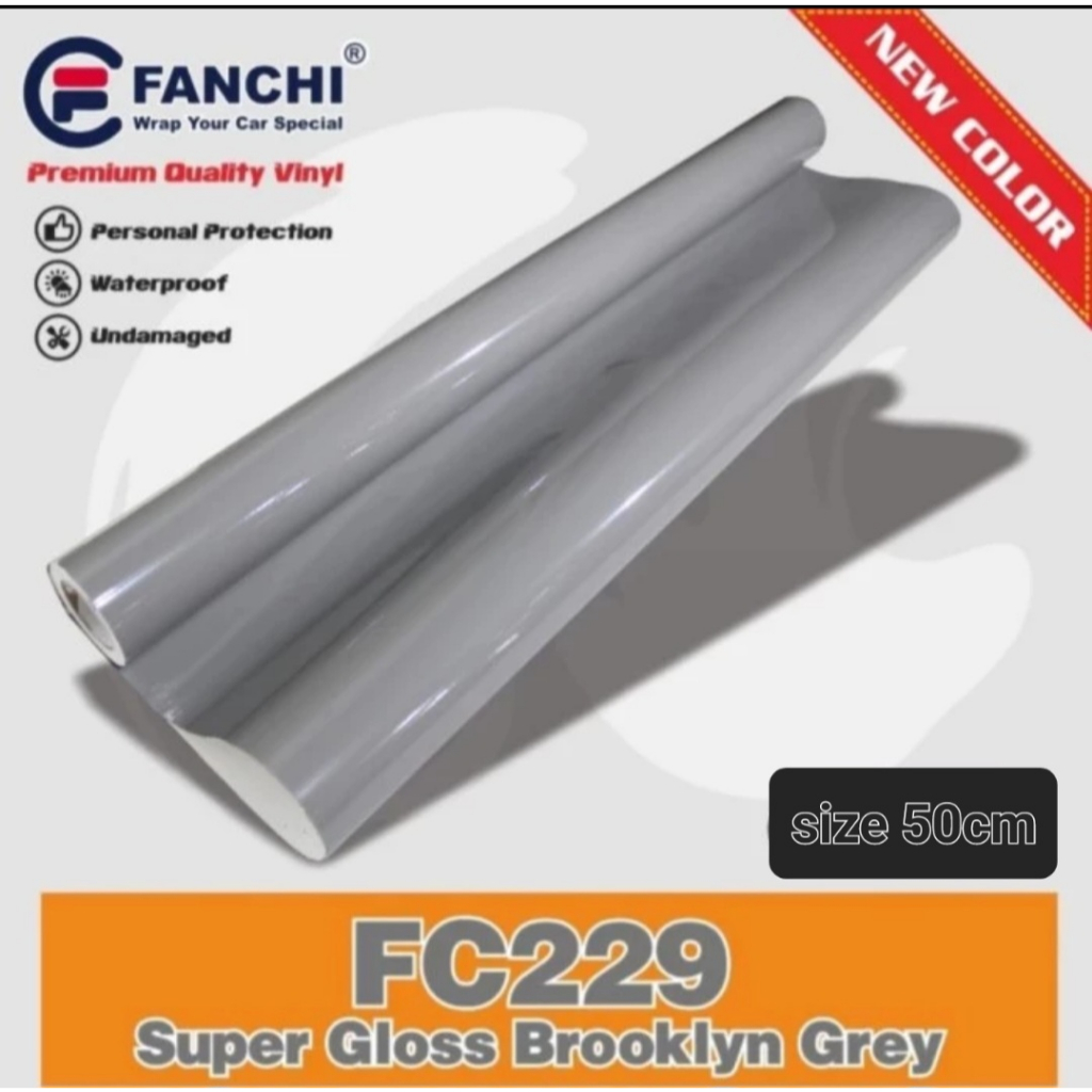 Jual Sticker Fanchi Super Gloss Glossy SERIES Premium Wrap 50cm ...