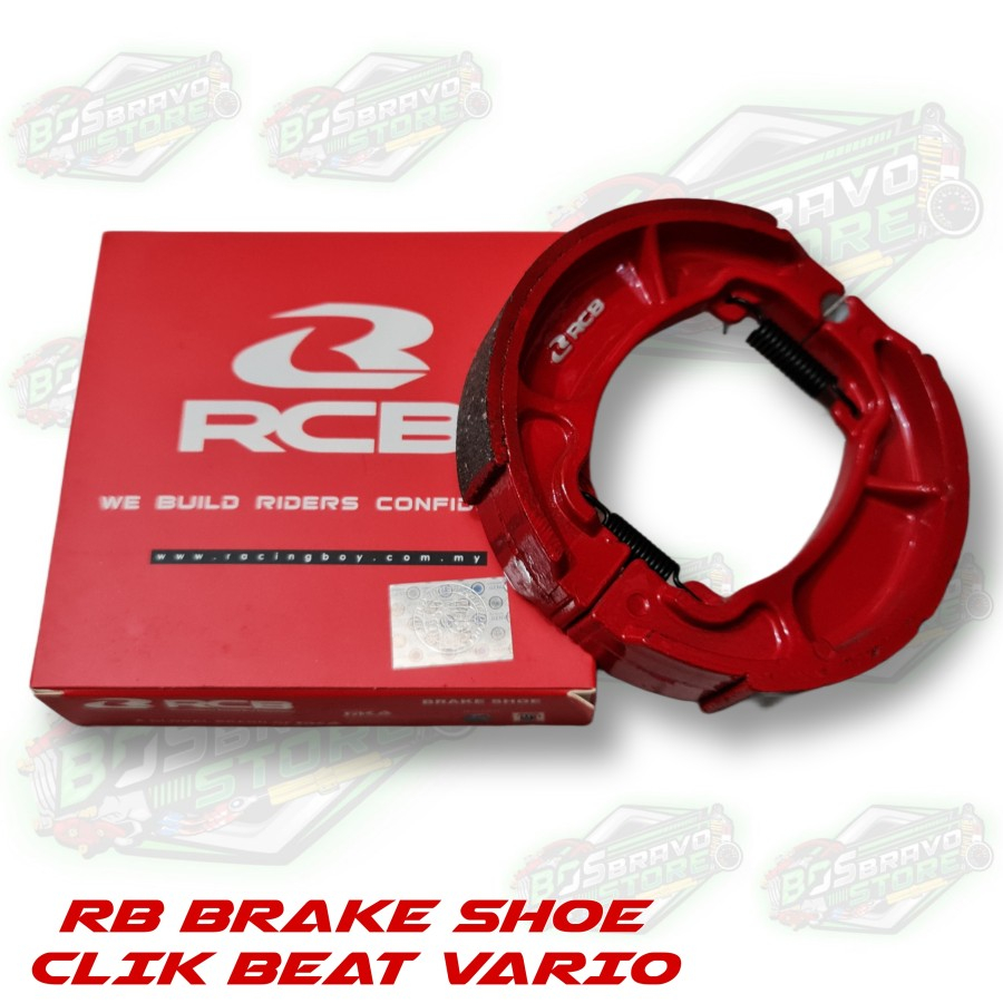 Jual RCB Brake Shoe Click/Kampas Rem Belakang Tromol RCB Beat Vario ...