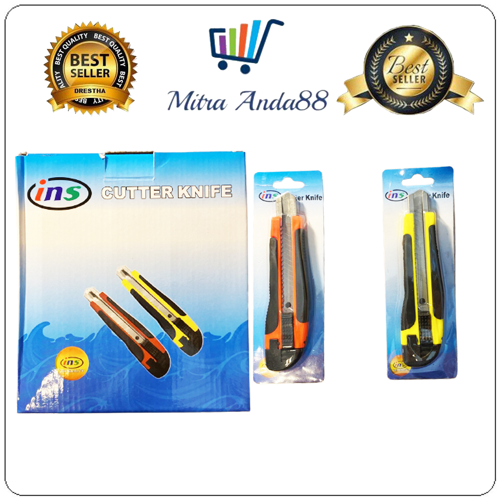 Jual Mitraanda88 Pisau Kater Cutter Jumbo cutter warna-warni | Shopee ...