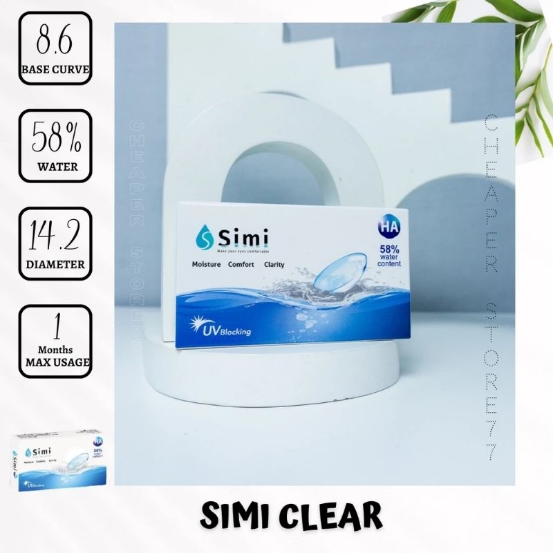 Jual SOFTLENS SIMI CLEAR / SOFTLENS BENING BULANAN MINUS -0.50 SD -15. ...