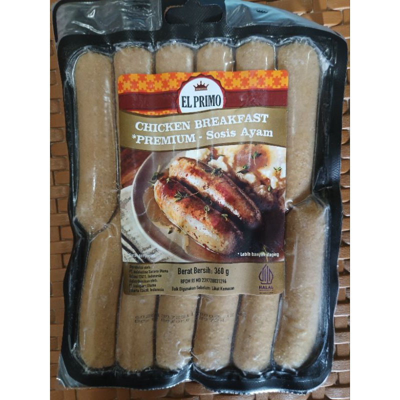 Jual Sosis Chicken Breakfast Elprimo 360gr | Shopee Indonesia