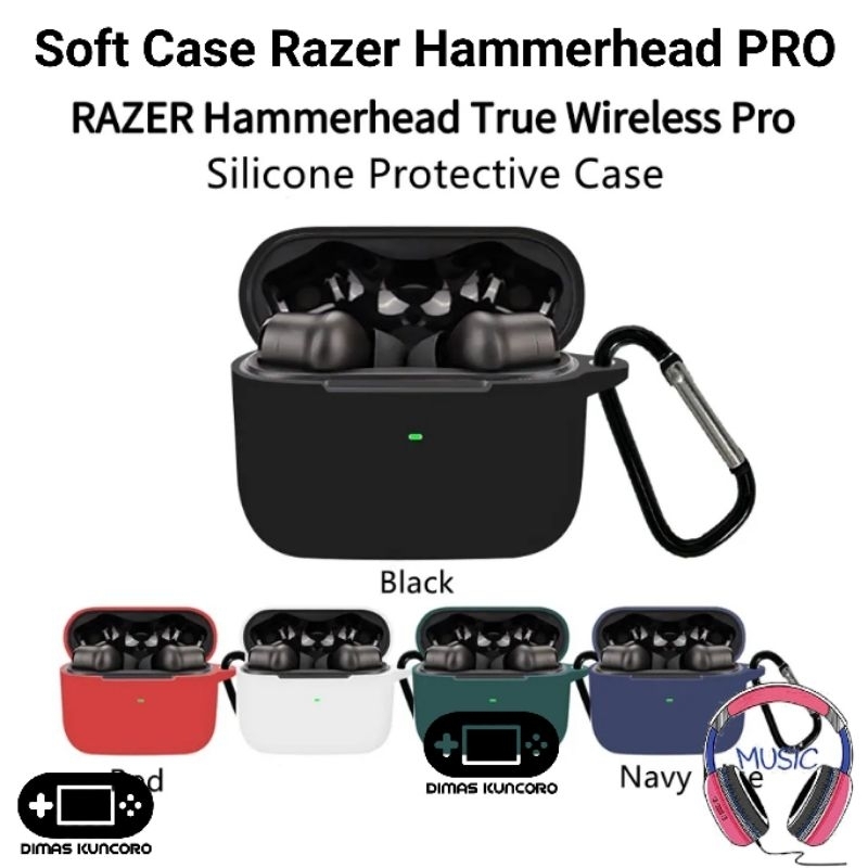Jual Soft Case Razer Hammerhead PRO silicone silikon tws hammer head ...