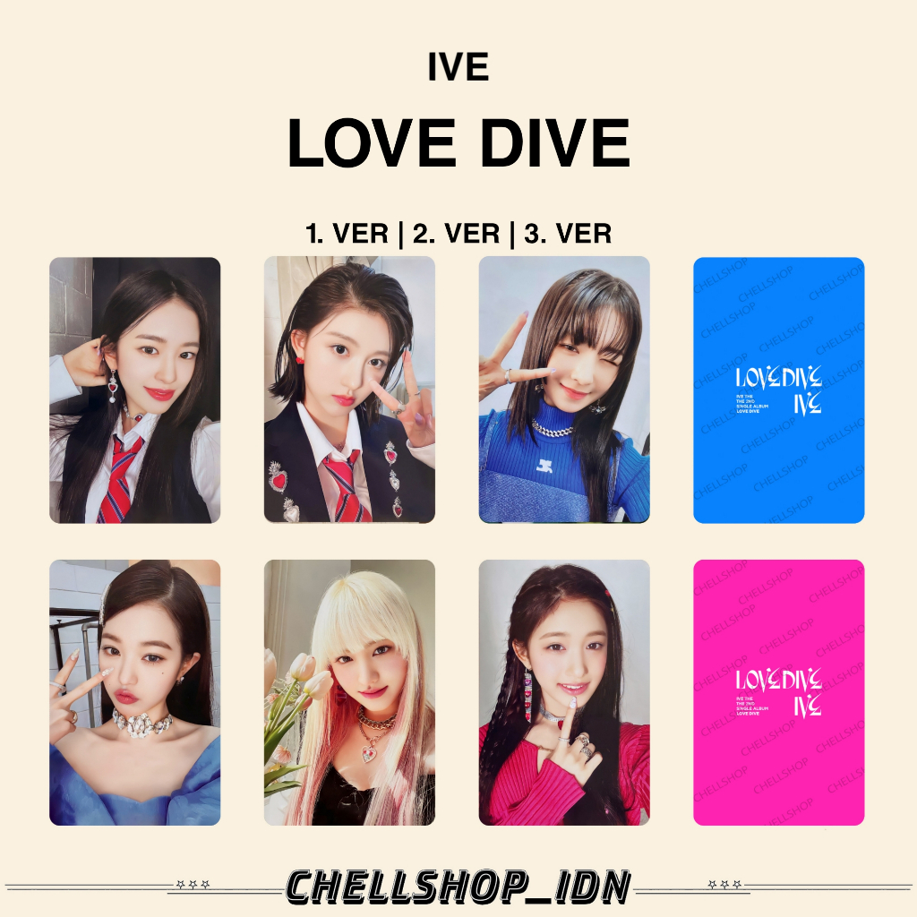 Jual PHOTOCARD IVE LOVE DIVE | Shopee Indonesia